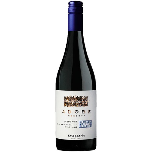 VINHO TINTO EMILIANA ADOBE RESERVA PINOT NOIR ORGÂNICO 750ML :: Casa Palla